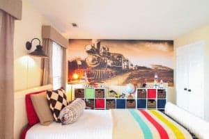 Got a Little Train Lover? Check out this AMAZING Train Room For Ideas...