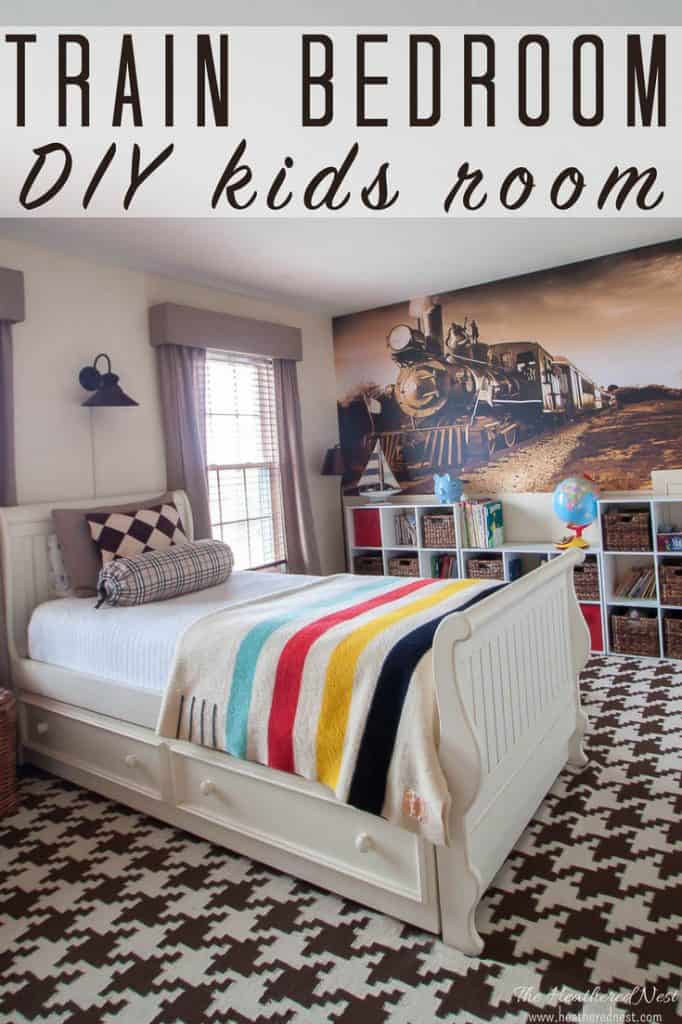 Got a Little Train Lover? Check out this AMAZING Train Room For Ideas...