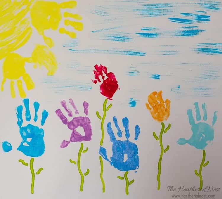 BEST Kids Handprint Art Ideas For EVERY Season The Heathered Nest