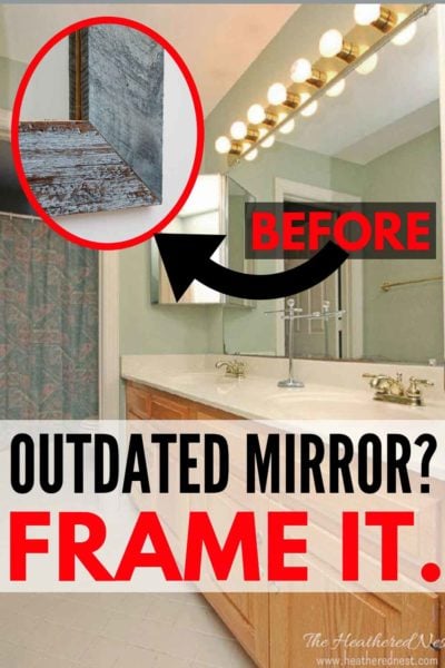 How To Make A DIY Mirror Frame With Reclaimed Wood