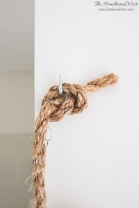 10-Minute DIY Curtain Rod - The Heathered Nest