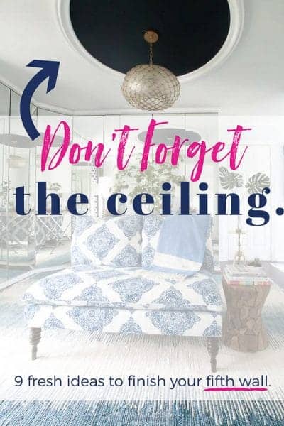DIY Ceiling Design Ideas. Let's Take it from the Top. | The Heathered Nest