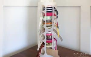 DIY ribbon holder Ikea hack! - The Heathered Nest