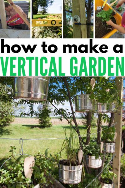 How To Make A GORGEOUS DIY Vertical Garden! - The Heathered Nest