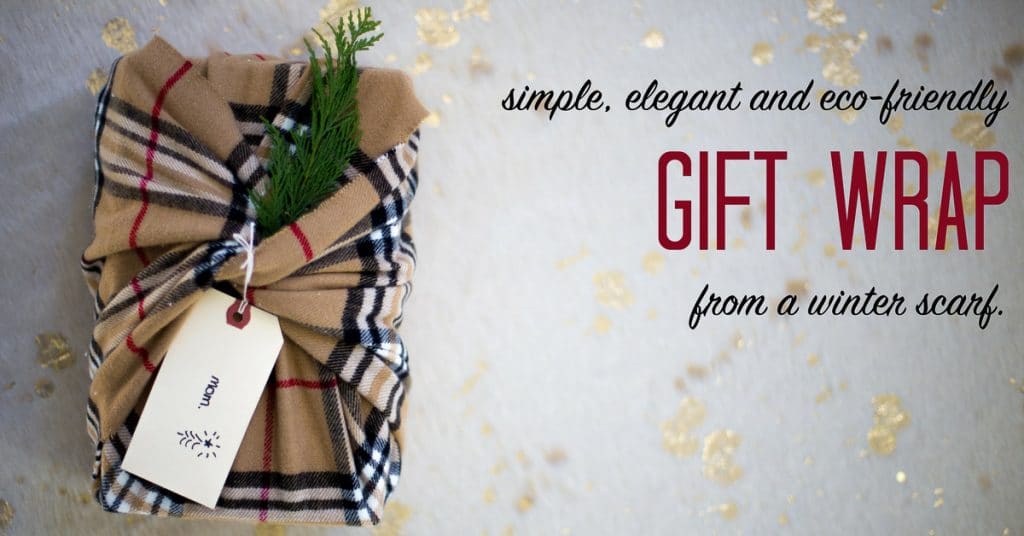Gift Wrapping With A Winter Scarf! Eco-Friendly & GORGEOUS!