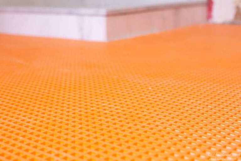 Why we chose Schluter Ditra XL Tile Underlayment - The Heathered Nest