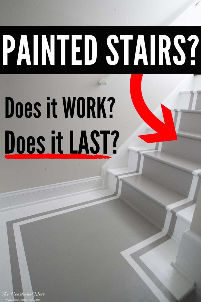 Painted Stair Treads: Pros, Cons & Durability - The Heathered Nest