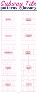 Subway Tile Patterns - A Guide. - The Heathered Nest