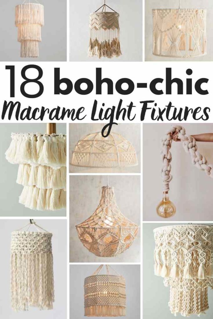 Macrame Light Shopping Guide: 5 Macrame DIY Lighting Projects + 18 To Buy
