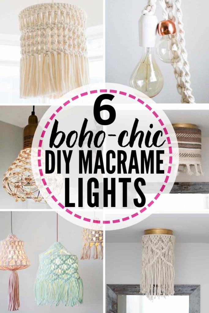 Macrame Light Shopping Guide: 5 Macrame DIY Lighting Projects + 18 To Buy