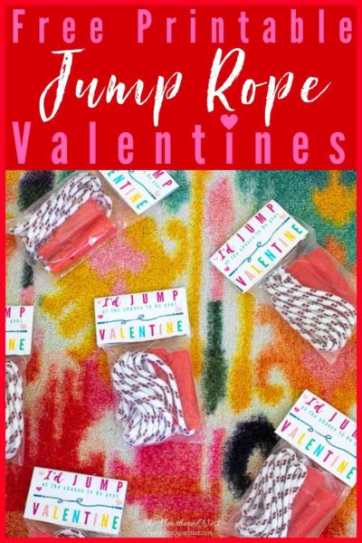 Free Printable Jump Rope Valentines - The Heathered Nest