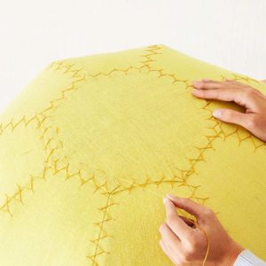 50 DIY Ottoman And Pouf Projects - The Heathered Nest