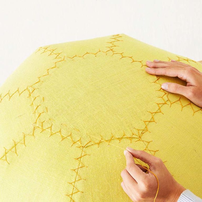 50 DIY Ottoman And Pouf Projects - The Heathered Nest