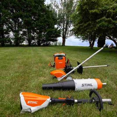 STIHL KombiSystem: 1 Multi-Task Tool Set, Many Landscaping Jobs Conquered