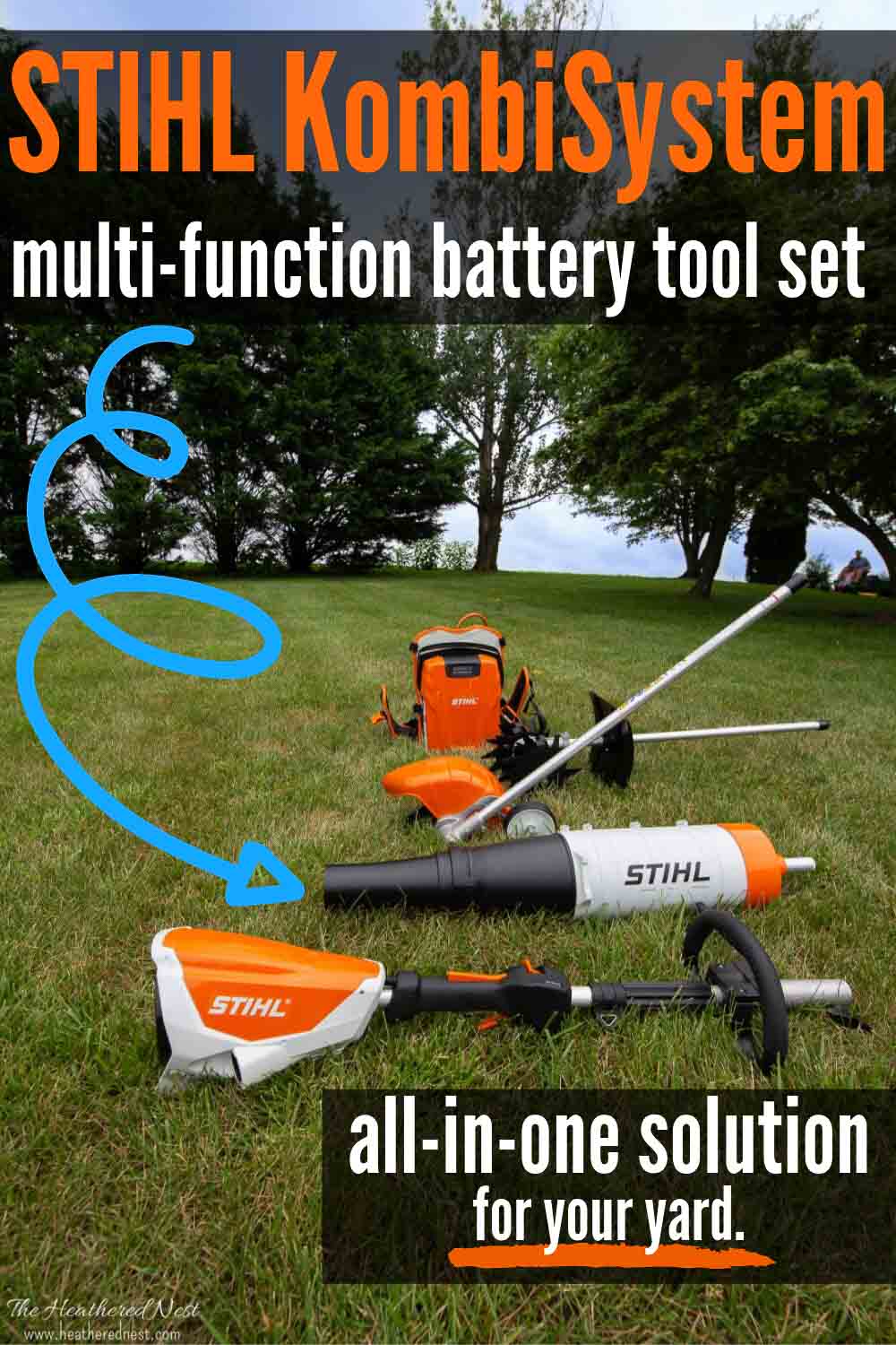 STIHL Battery KombiSystem Summer Gardening Project - The Heathered Nest