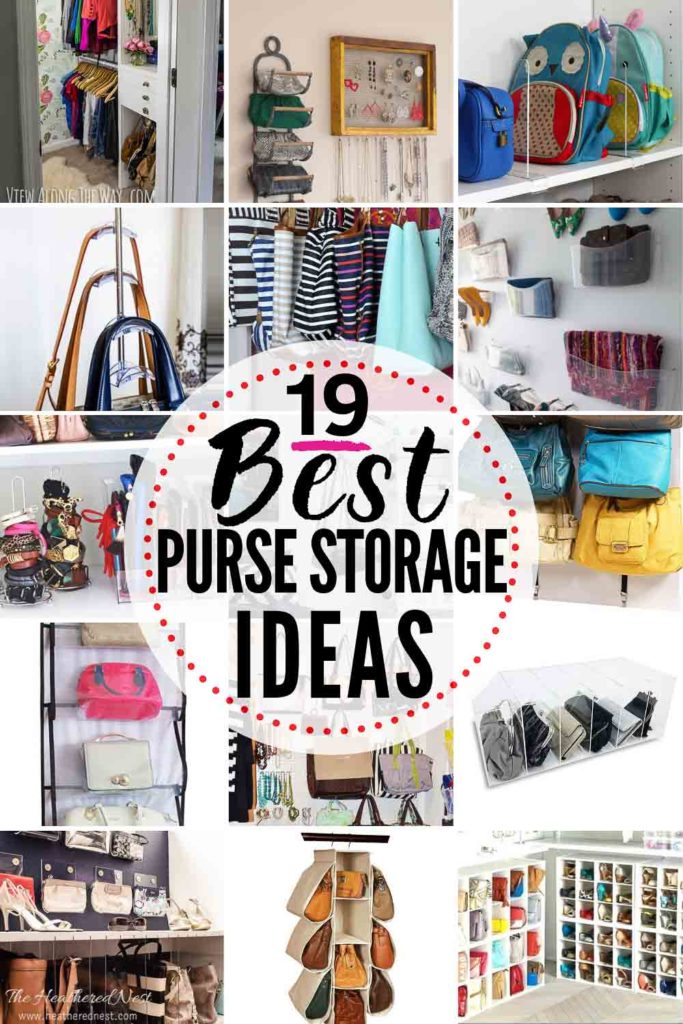 19 BEST Purse Storage Ideas To Organize ALL Your Purses Bags 19 BEST Purse Storage Ideas To Organize ALL Your Purses Bags