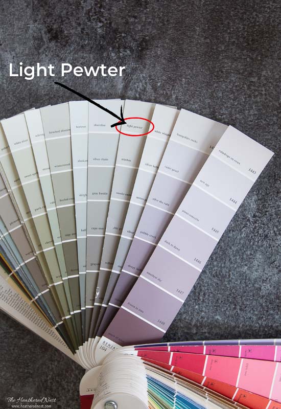 Benjamin Moore Light Pewter Paint Study + See it in 20 Real Homes
