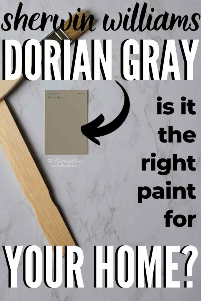 Sherwin Williams Dorian Gray SW 7017: ULTIMATE Review + Pics
