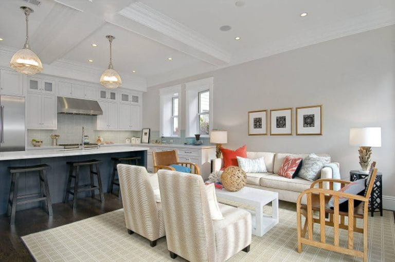 Benjamin Moore Balboa Mist + 29 Real Life Examples | The Heathered Nest