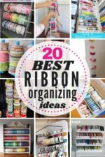 20 Clever Ribbon Storage Ideas You Need - The Heathered Nest