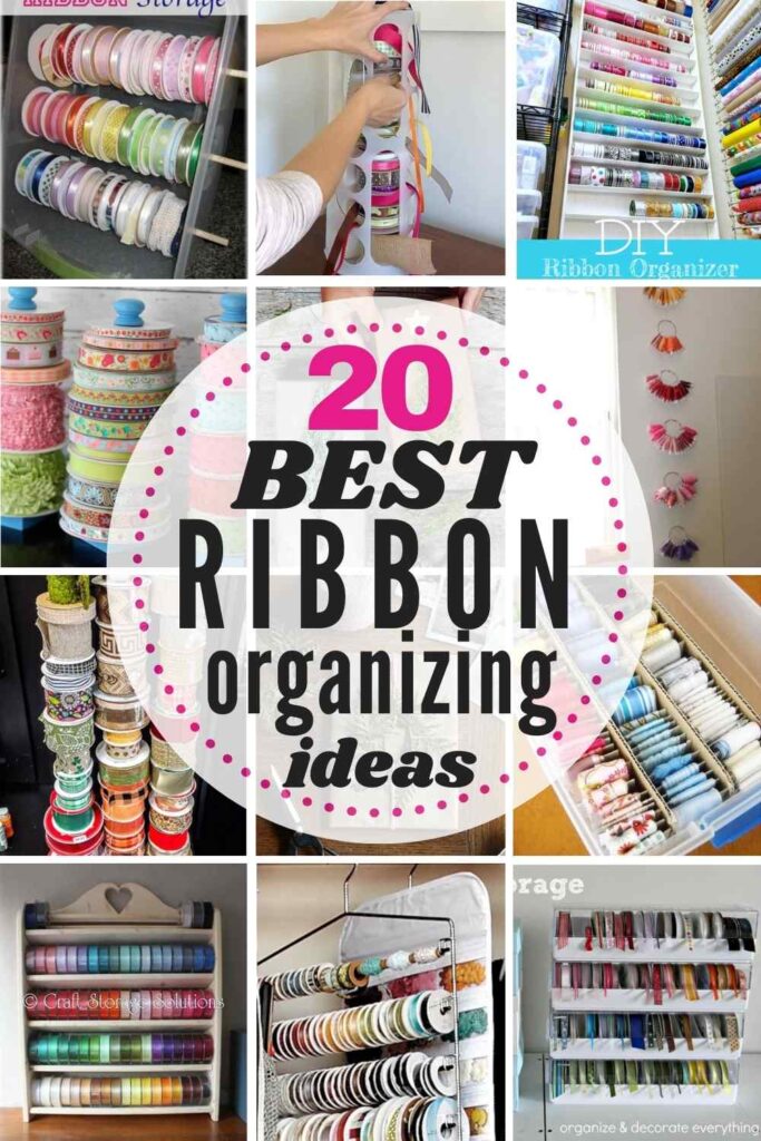 20 Clever Ribbon Storage Ideas You Need - The Heathered Nest