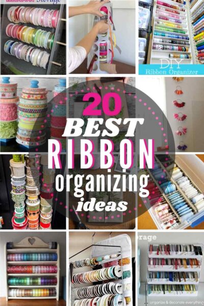 20 Clever Ribbon Storage Ideas You Need - The Heathered Nest