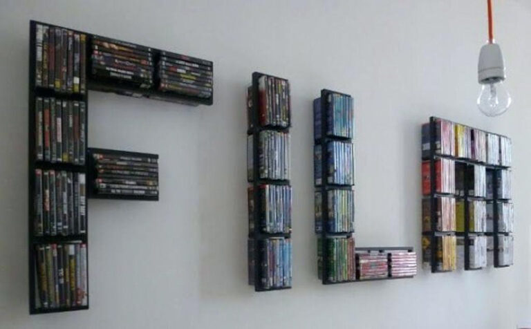 20 DVD Storage Ideas to Keep Your Home Movie Collection Organized