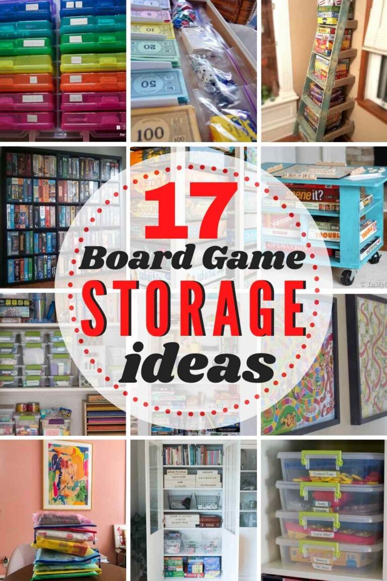 17 Board Game Storage Ideas to Keep You Sane - The Heathered Nest