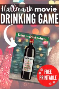 Hallmark Movie Free Printable Drinking Game! - The Heathered Nest
