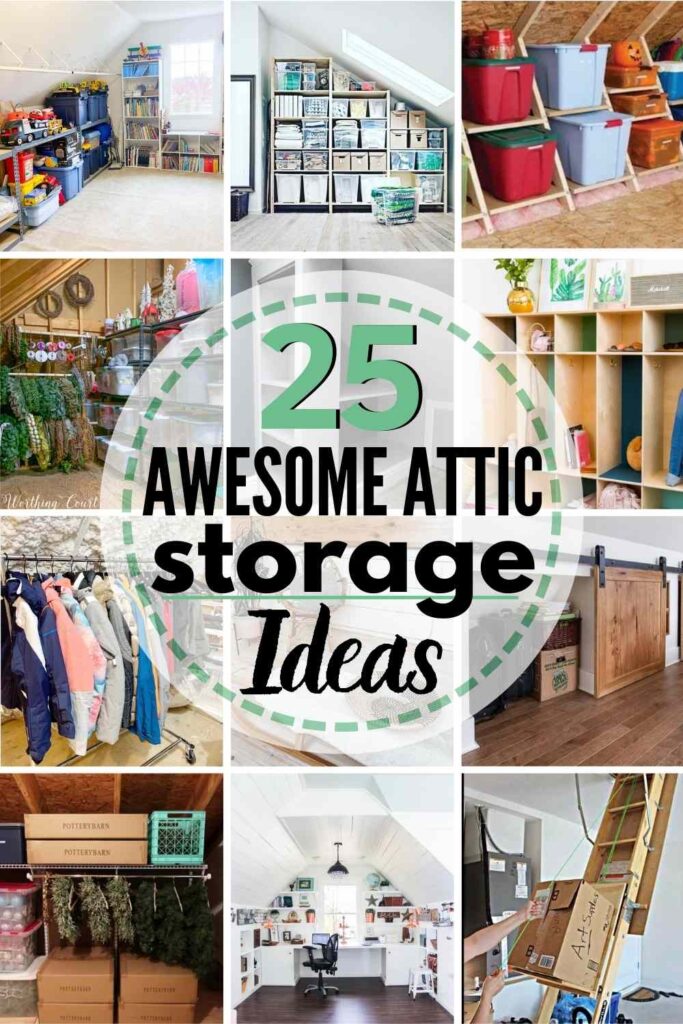 Attic Storage Ideas + 25 Must-See Real-Life Attics
