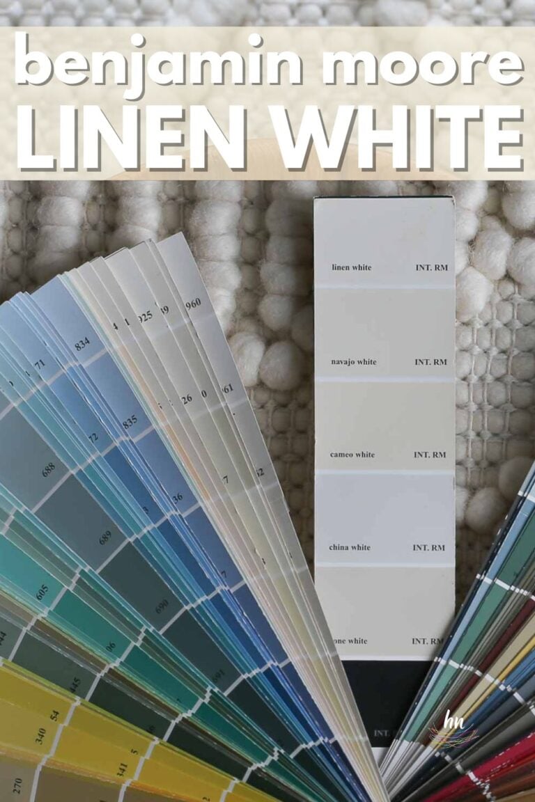 Benjamin Moore Linen White 912: ULTIMATE Review + Pictures!