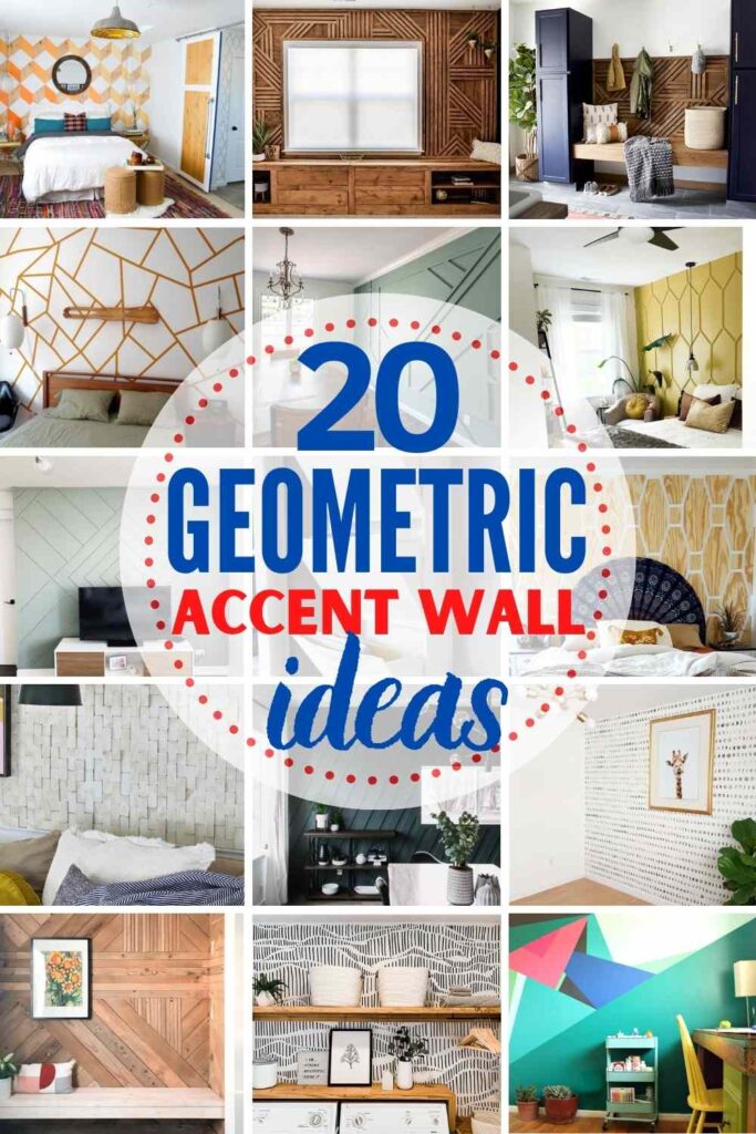 20 INSPIRING Geometric Accent Wall Ideas For Your Home!