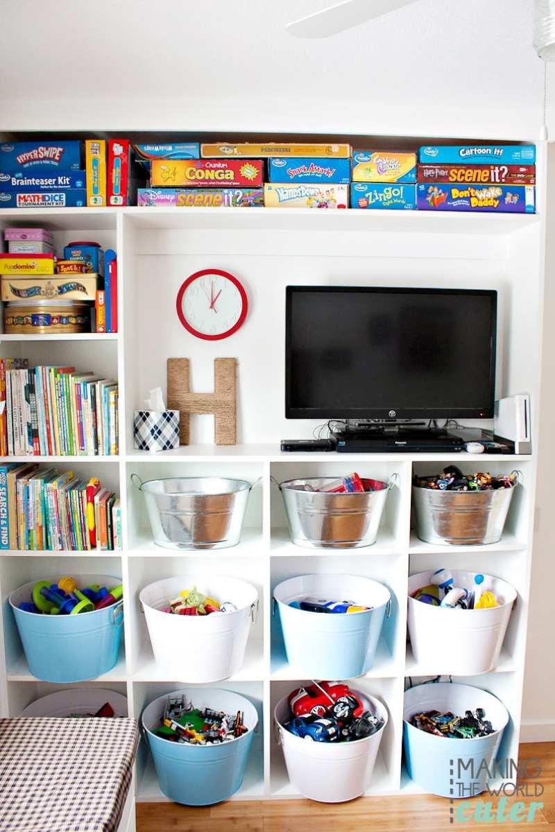 23 Terrific Toy Storage Ideas - The Heathered Nest