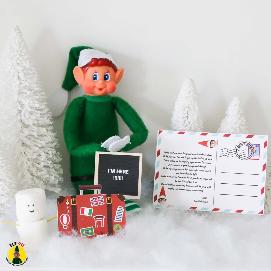 Free Printable Christmas Elf Arrival Letter The Heathered Nest