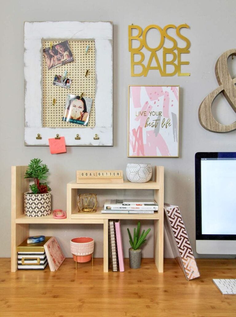 23 Desk Organization Ideas You'll Want Now - The Heathered Nest