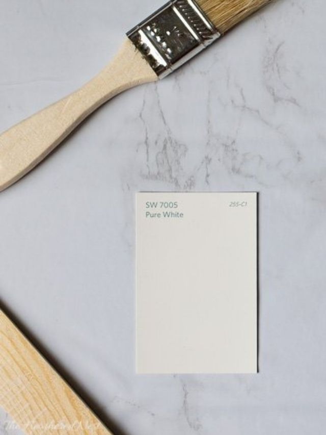 Sherwin Williams Pure White Story - The Heathered Nest