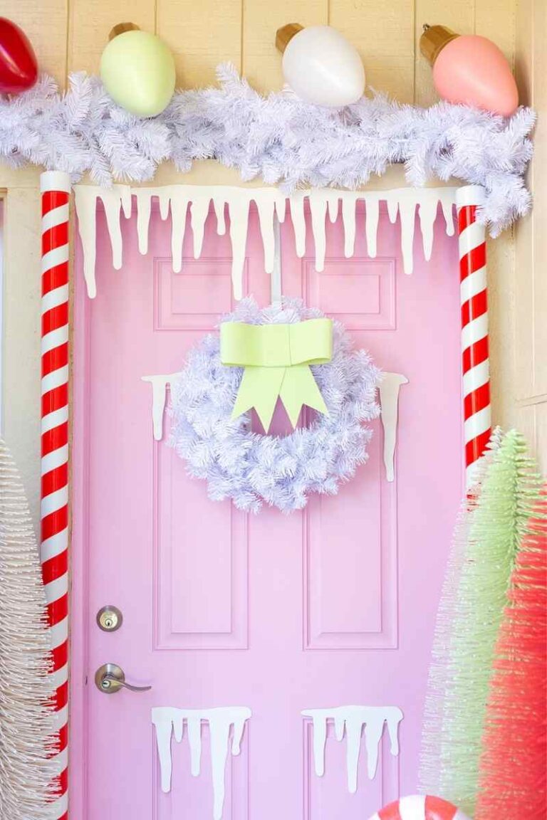 25 BEST Christmas Door Decorations To Welcome The Holidays!