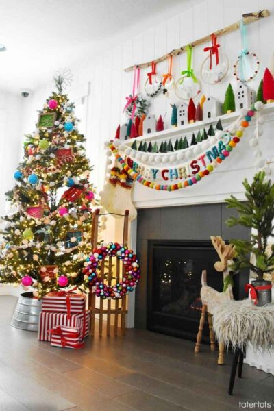 25+ MERRY and BRIGHT Rainbow Christmas Trees and Decor!