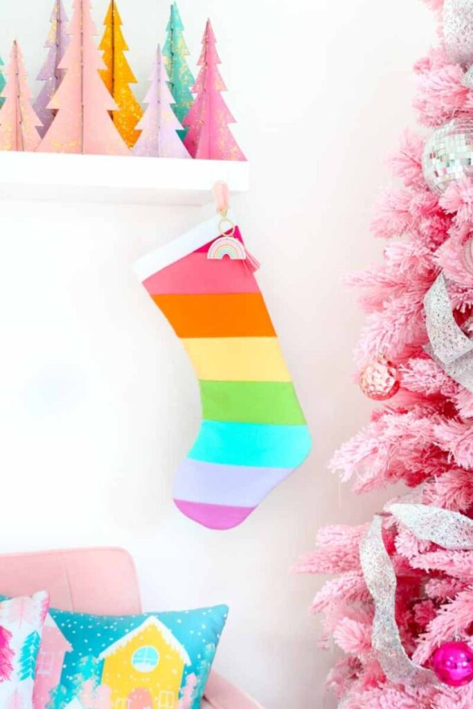 25+ MERRY and BRIGHT Rainbow Christmas Trees and Decor!