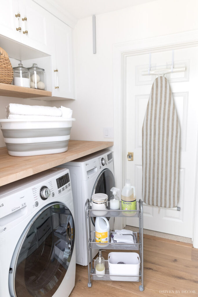23 Clever Laundry Room Storage Ideas - The Heathered Nest
