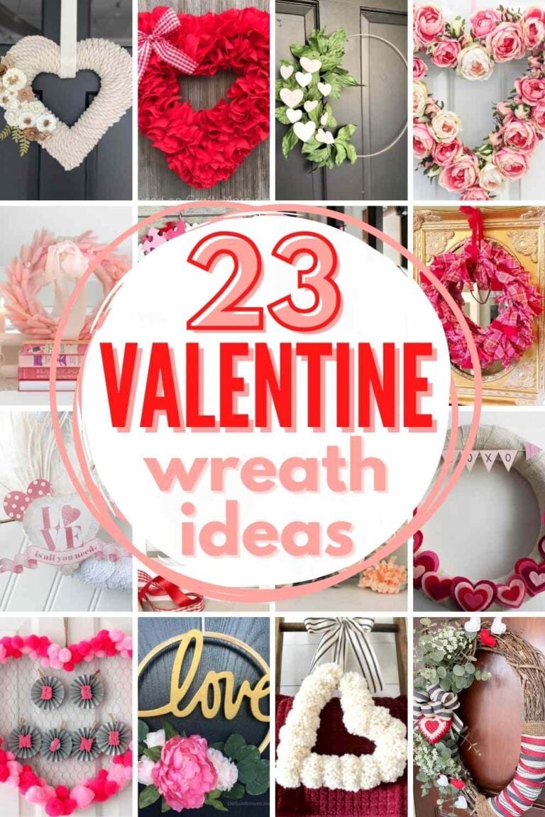 23 DIY Valentine Wreath Ideas You'll LOVE - The Heathered Nest