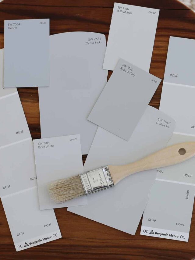 The Top 9 Light Gray Paint Colors Story - The Heathered Nest