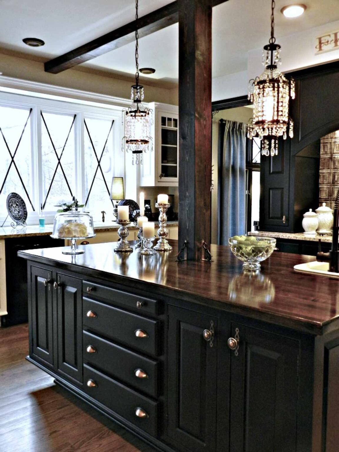13 Best Black Kitchen Cabinet Paint Colors + Tips