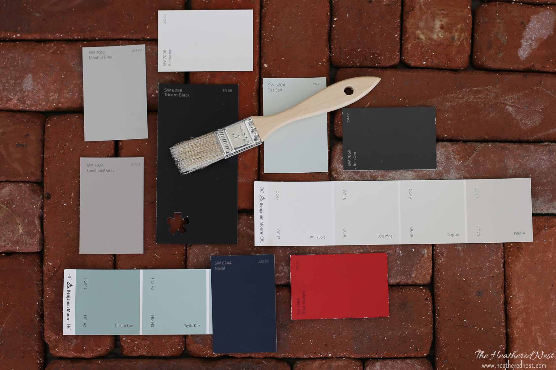 15 Top Paint Colors That Complement Red Brick