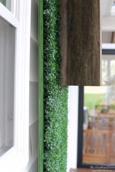 How To Make A Faux DIY Boxwood Wall in 5 Easy Steps