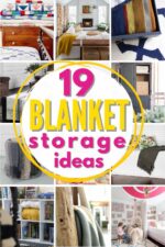 19 Best Blanket Storage Ideas For a Cozy & Tidy Home