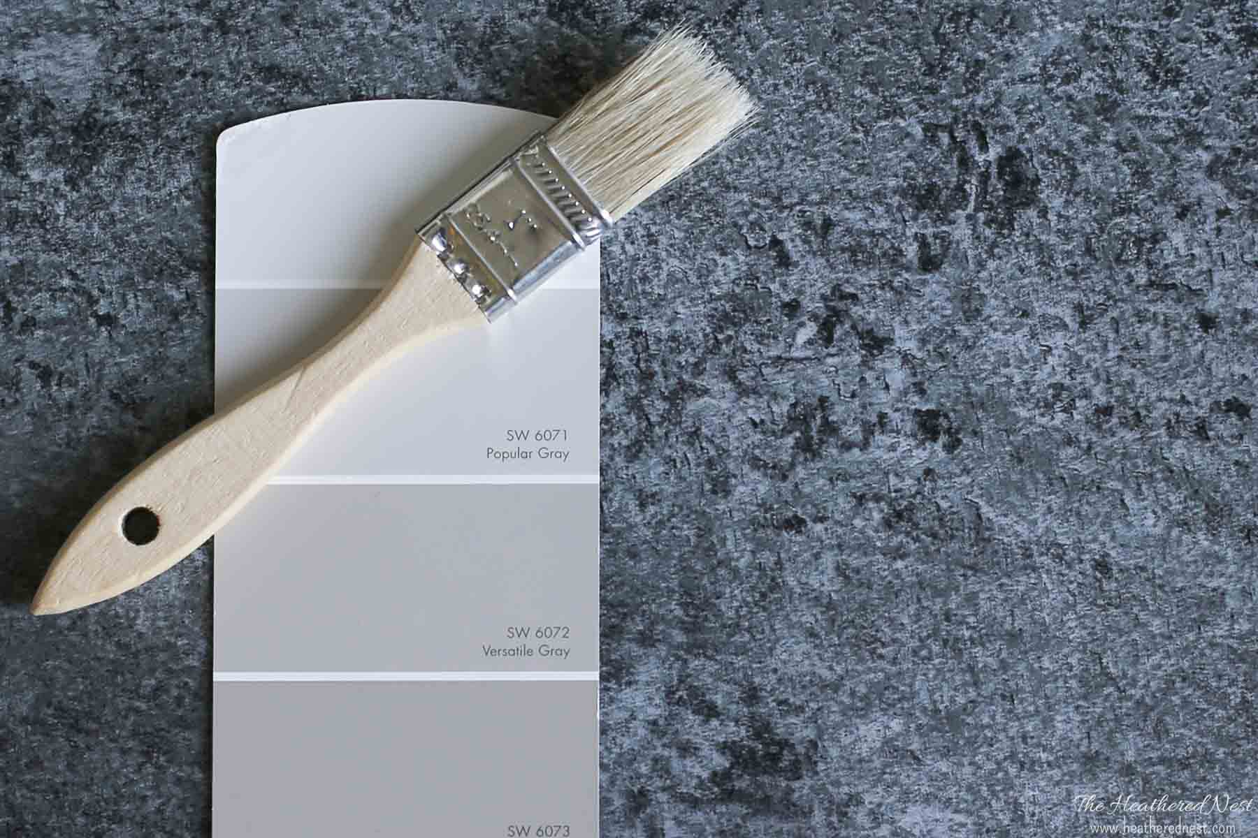 Popular Gray SW 6071: ULTIMATE Paint Review + Pics