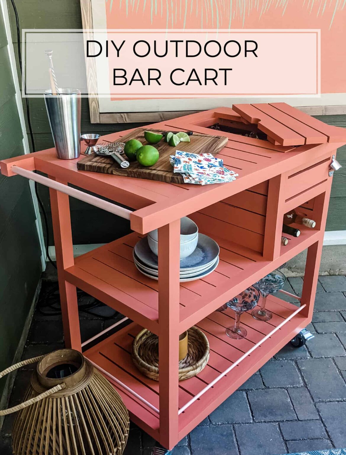 Cheers For Creativity: 21 Inspirational DIY Bar Carts