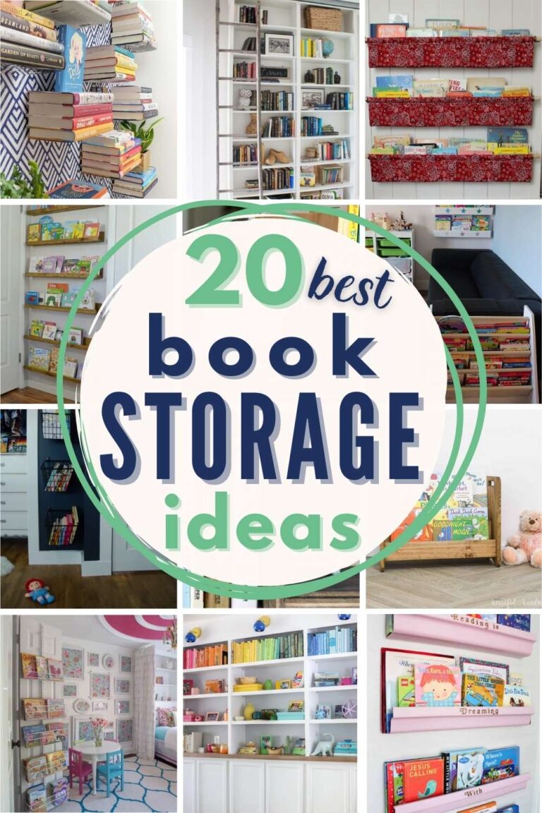 20 Stylish, Creative Book Storage Ideas For Bookworms