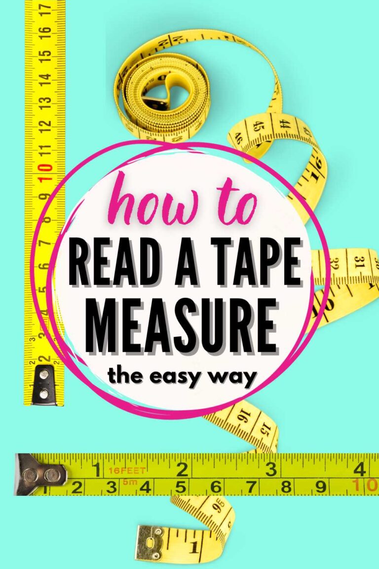 How to Read a Tape Measure: Quick & Easy Use Guide - The Heathered Nest